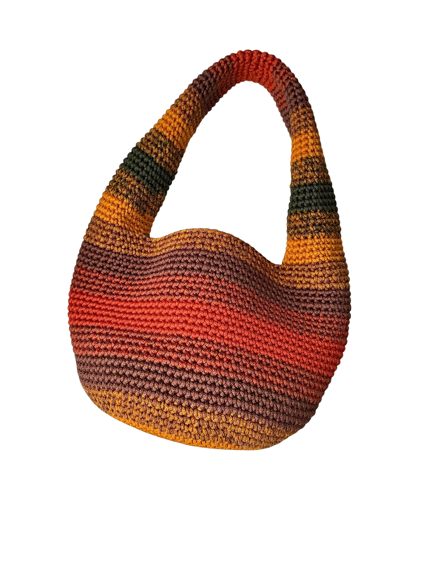 Сумка тоут  из полиэфирного шнура, anitochka.shop, в осенних оттенках