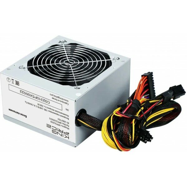 Блок питания KingPrice ATX 350W KPPSU350 (20+4pin) 120mm fan 2xSATA RTL KPPSU350V2