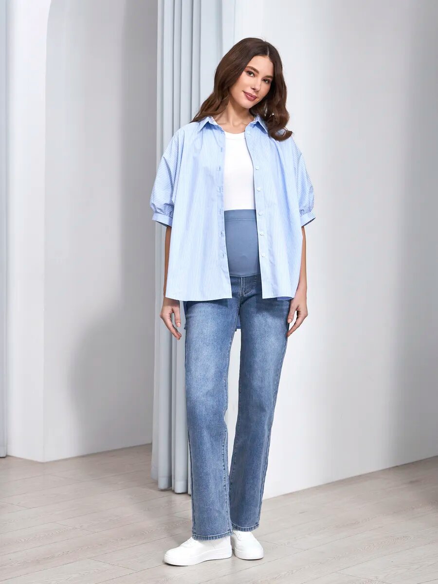 Джинсы трубы 