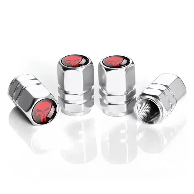 Алюминиевые Колпачки Для Ниппелей Автомобильных Шин, Заглушки Для Вентилей Колес, Колпачки Silver-L