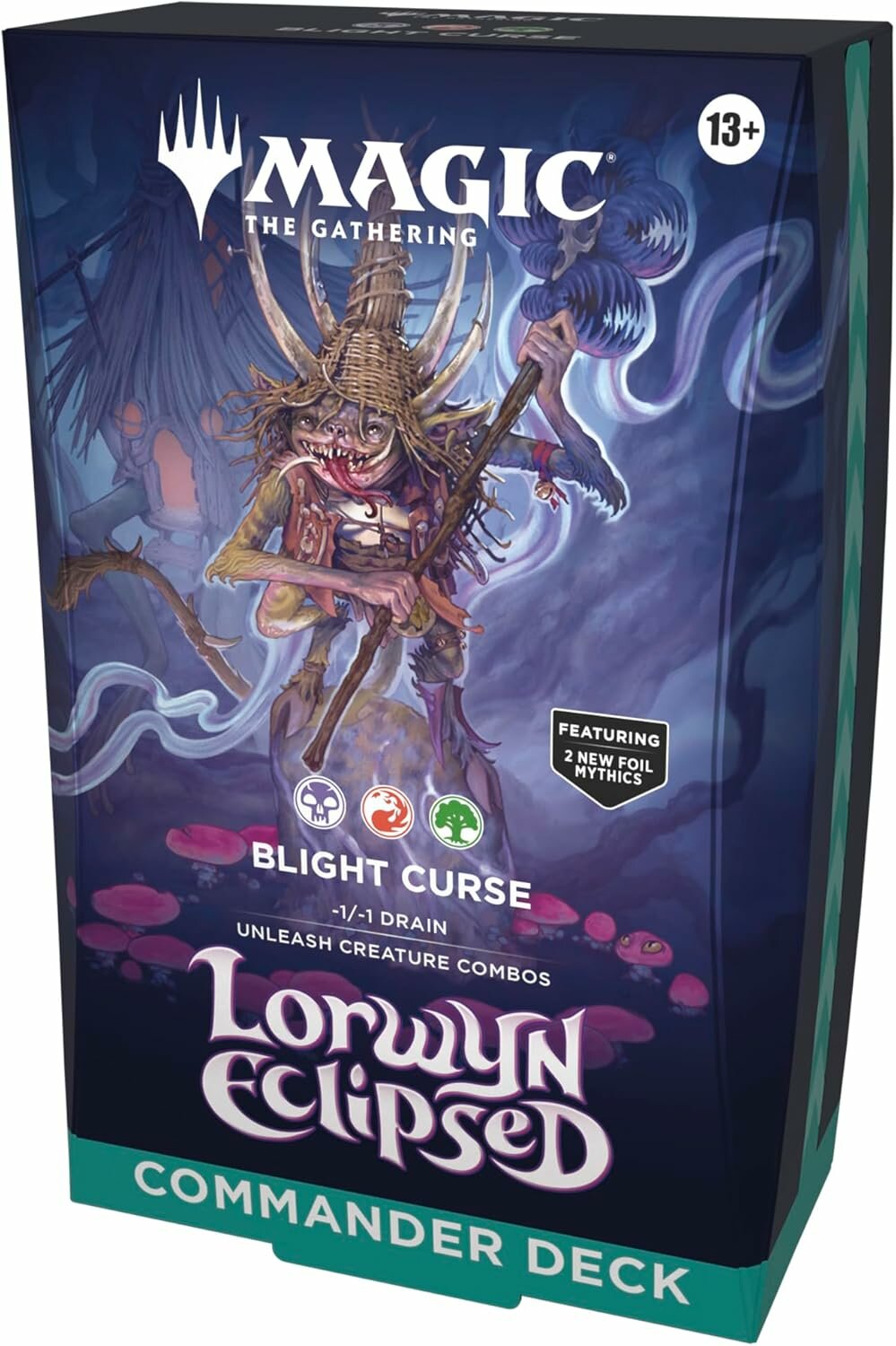 Колода MTG Magic: The Gathering Lorwyn Eclipsed - Commander Deck Blight Curse на английском языке