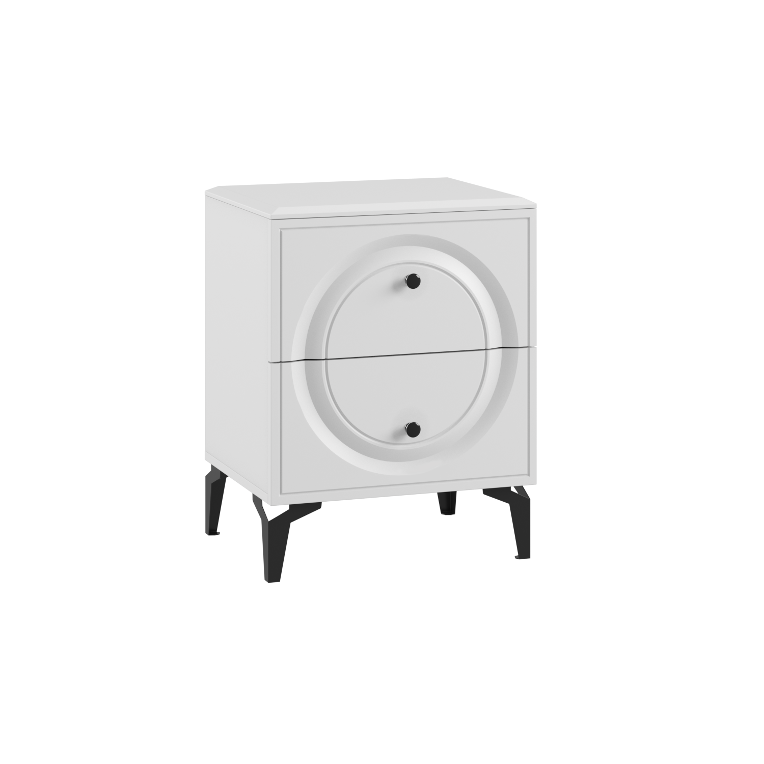 Прикроватная тумба с ножками "492 ПВШ Венеция", белый