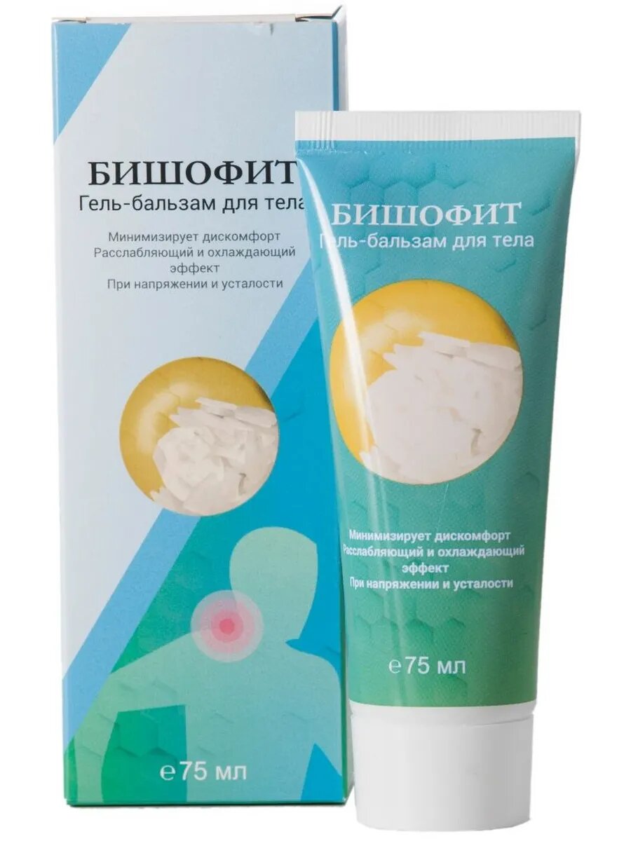 Простой рецепт Бишофит Гель-бальзам для тела, крем для тела,