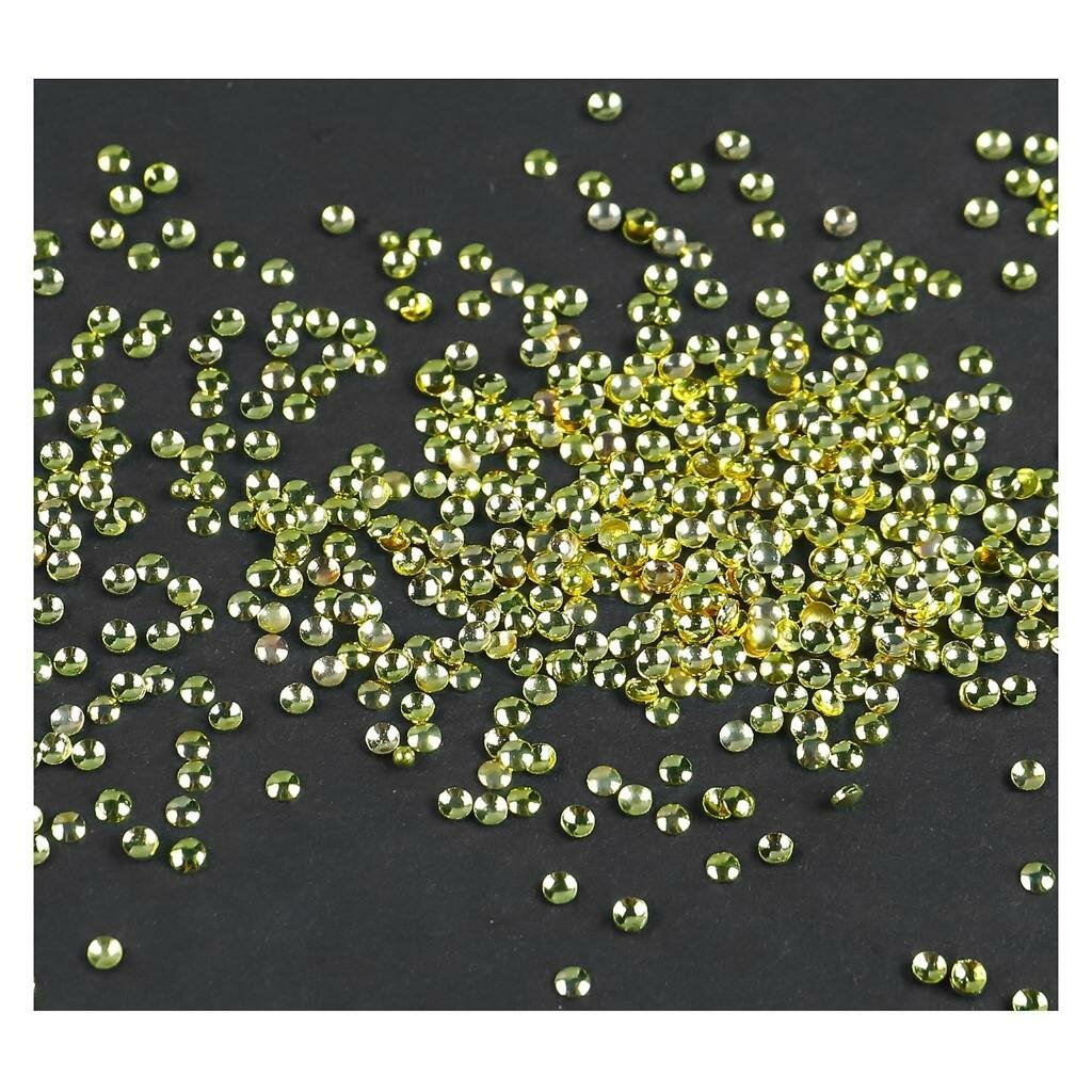 Мини-бусины для ногтевого дизайна, Золото - 1.5mm