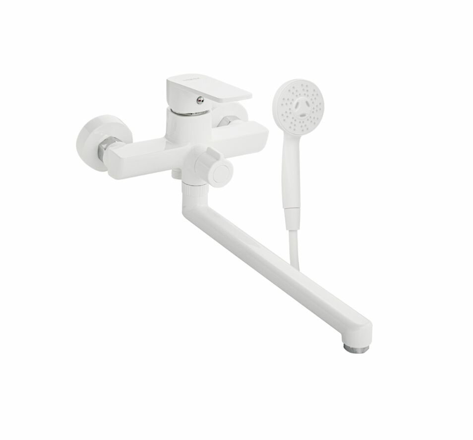 Смеситель для ванны, из высокопрочного АБС пластика, цвет белый