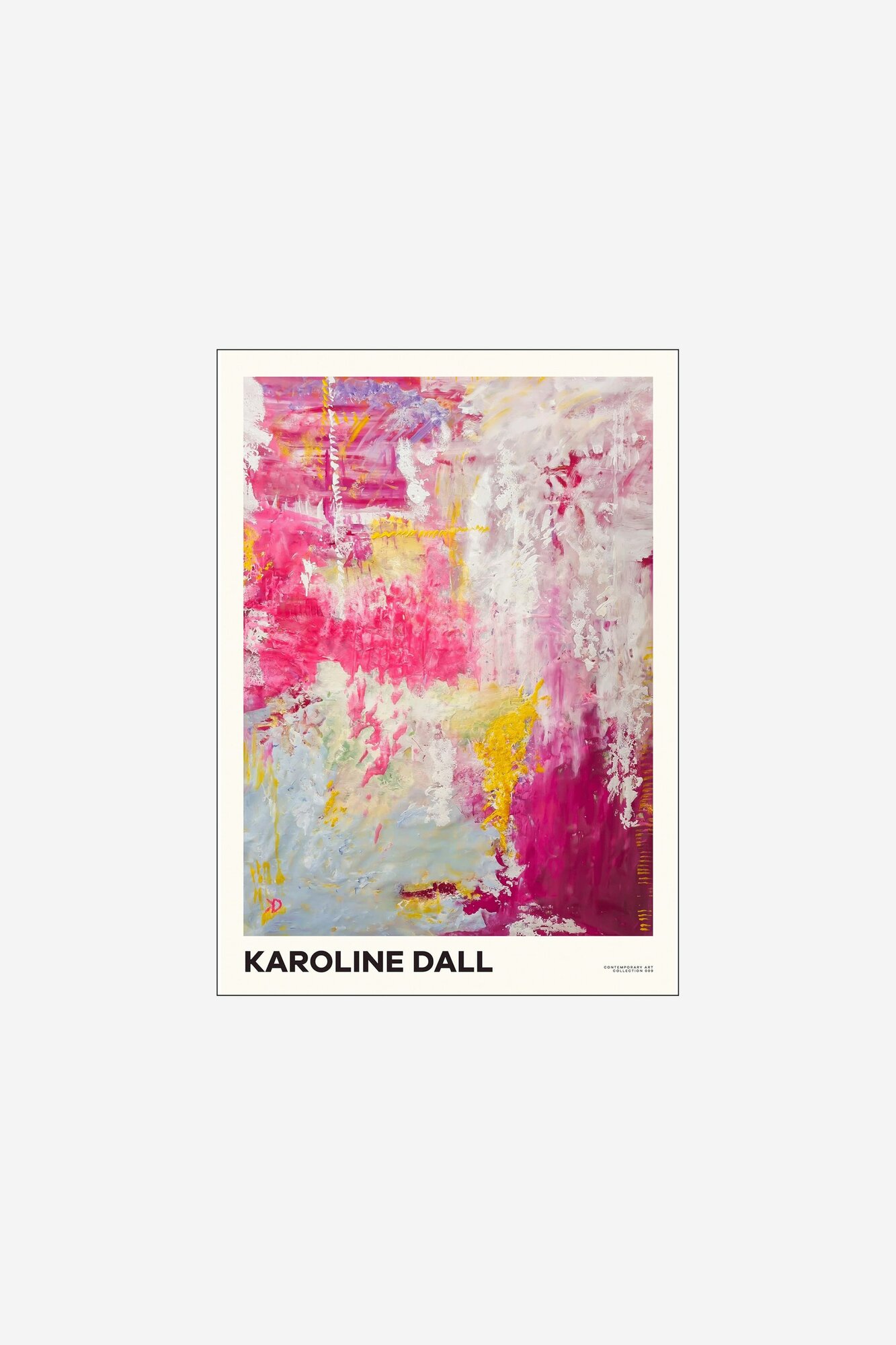 Плакат H&M 50х70 см Karoline Dall - Contemporary Art Collection 09 Цвет: Красочное/абстрактное искусство