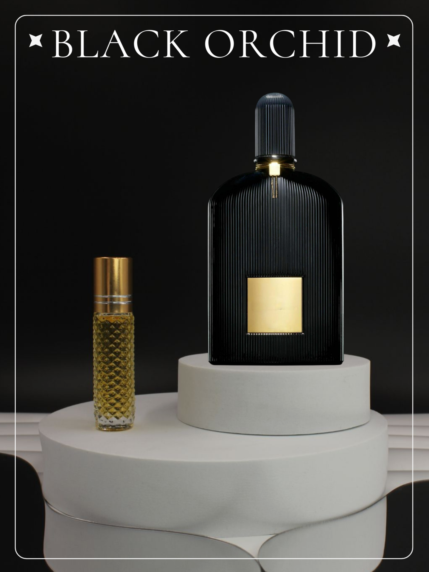Perfum Secrets; Духи масляные Black Orchid; Блэк Орхид; Черная Орхидея роликовый флакон 8 мл