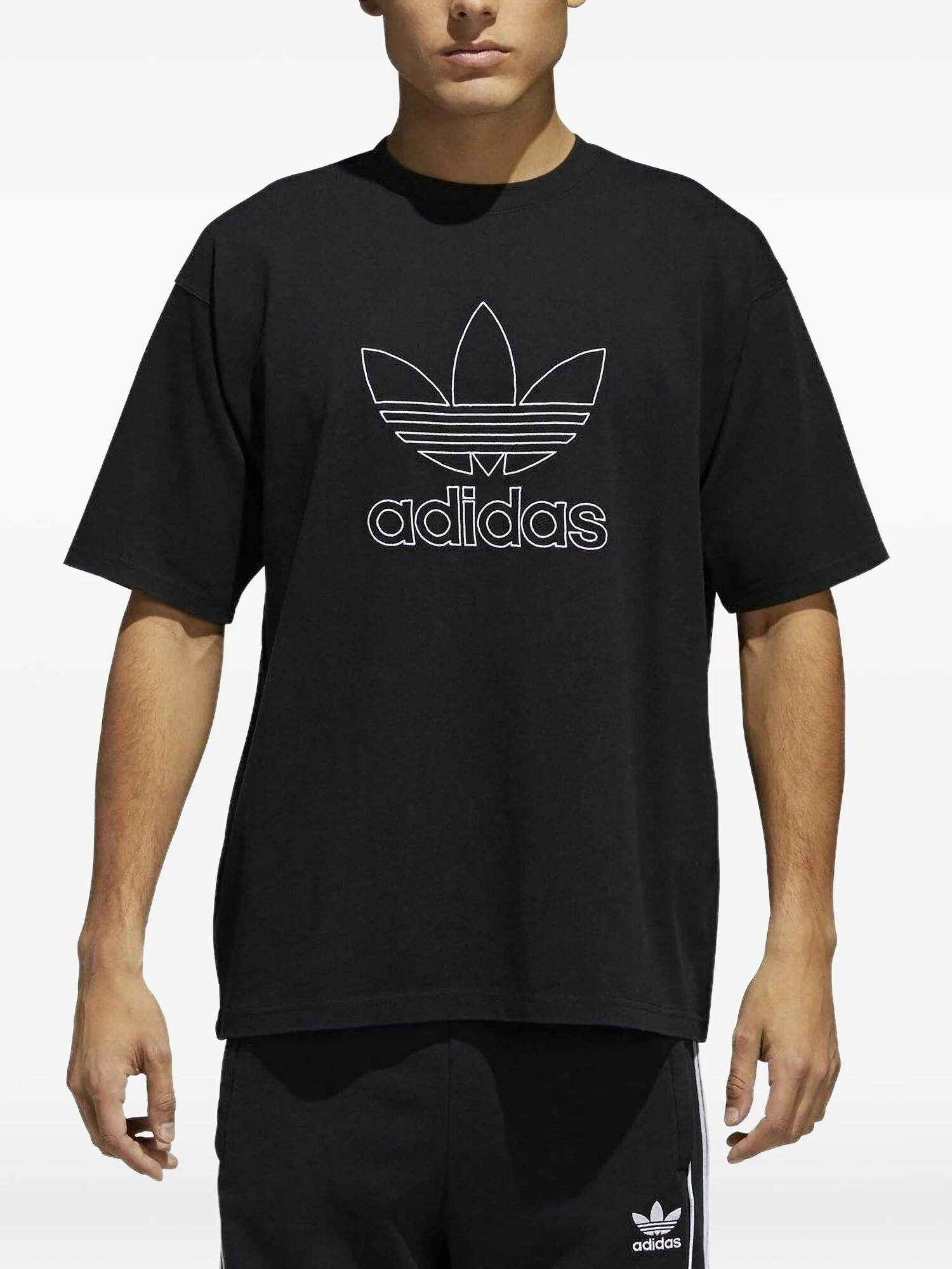Футболка adidas, размер L, черный