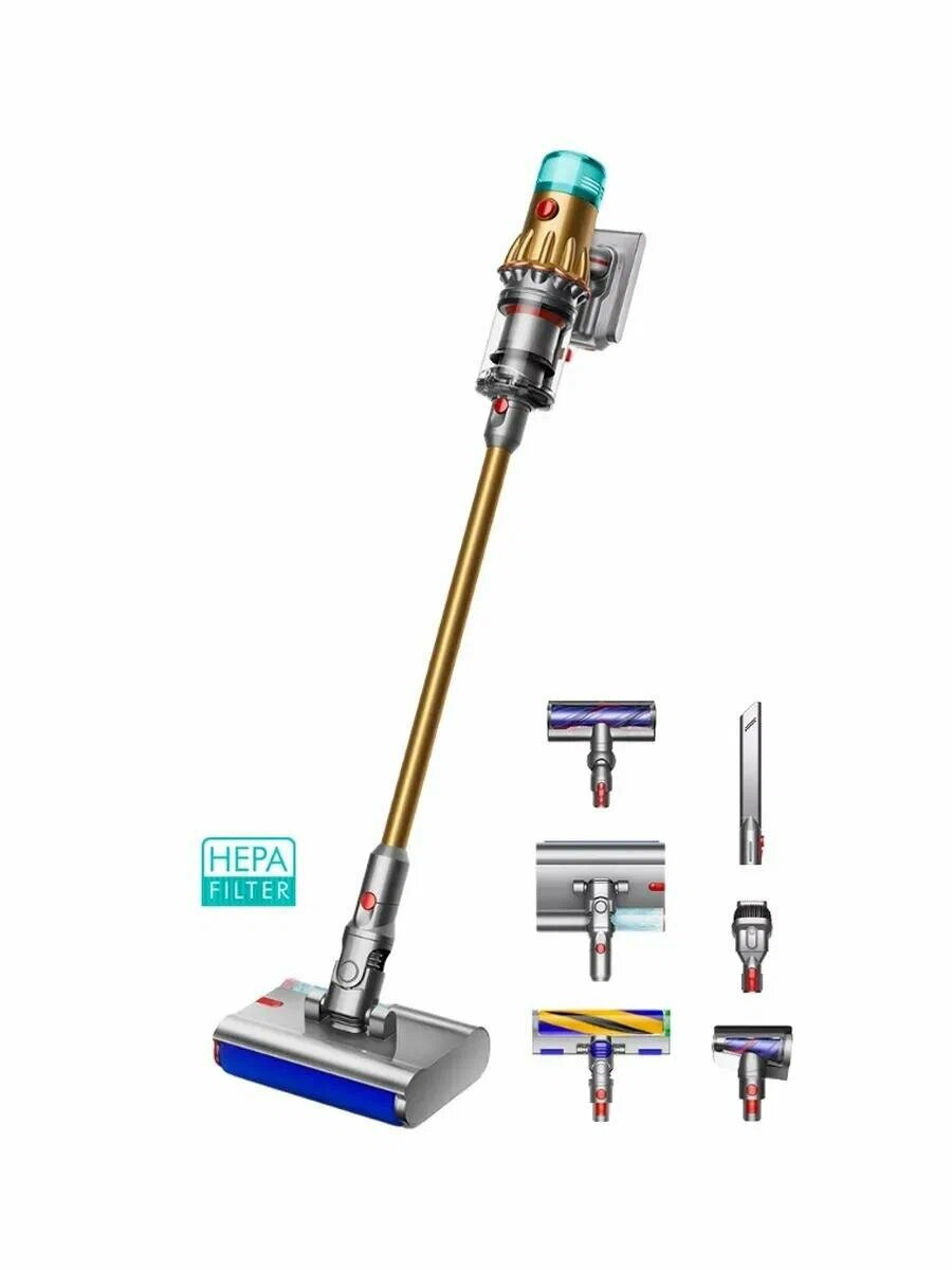 Пылесос Dyson "V12S", вертикальный, аккумуляторный, 140 Ватт