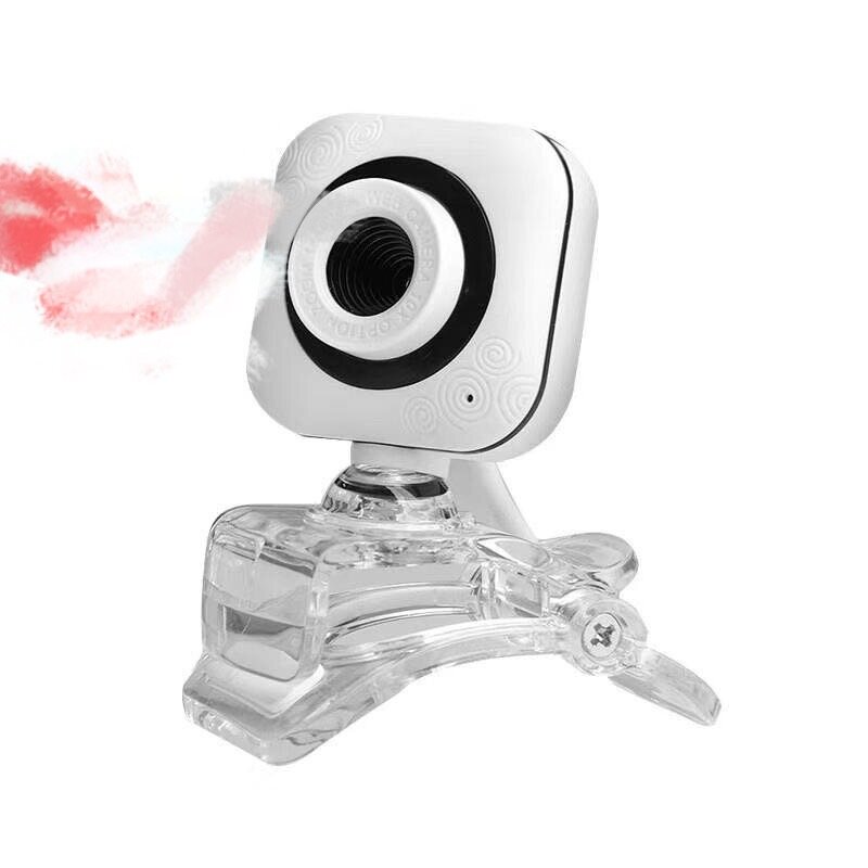 Веб-камера usb с микрофоном для пк и ноутбука hd 800x600 без драйверов с клипсой для видеозвонков