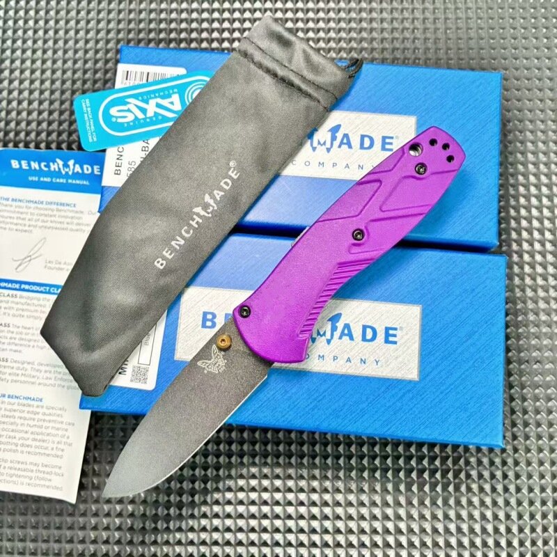 Benchmade585 Практичный портативный складной нож многоцелевого назначения, отличное снаряжение для кемпинга и походов, удобно носить с собой как средство самообороны