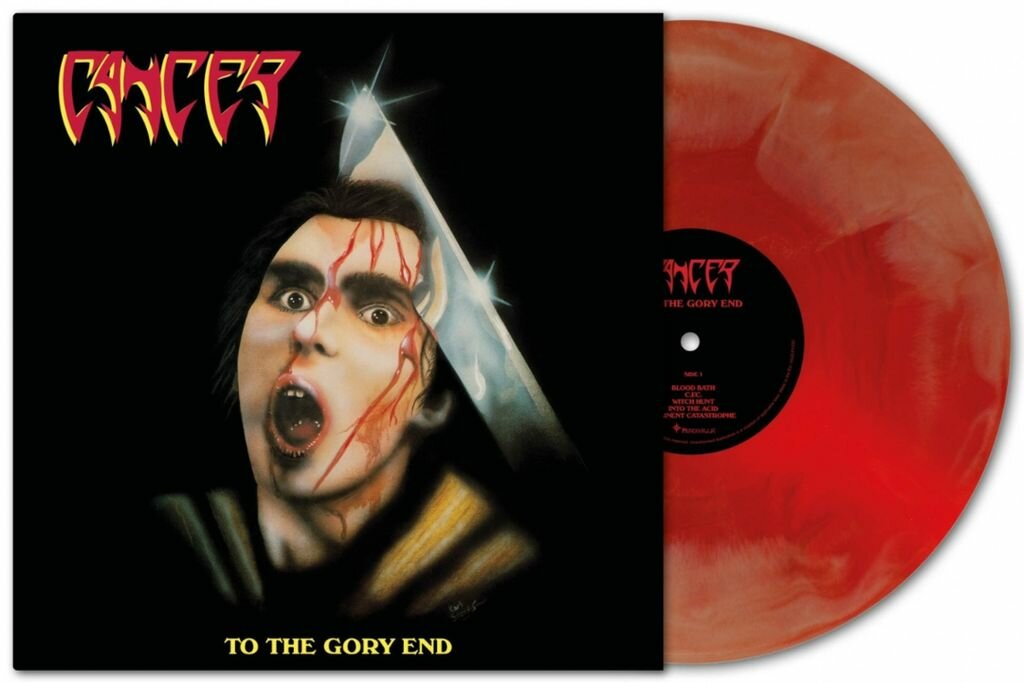 Виниловая пластинка CANCER - To the gory end LP Marble 35-th anniversary