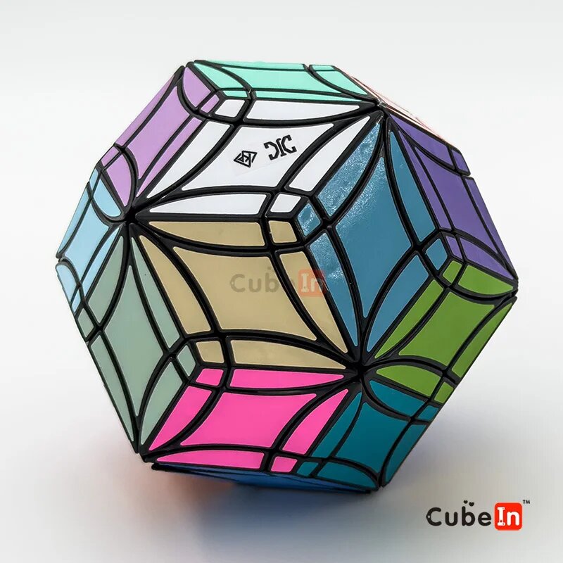 Kairis Puzzle Curvy Face Turning Rhombus Triacontahedron Plus кубик-рубик Black