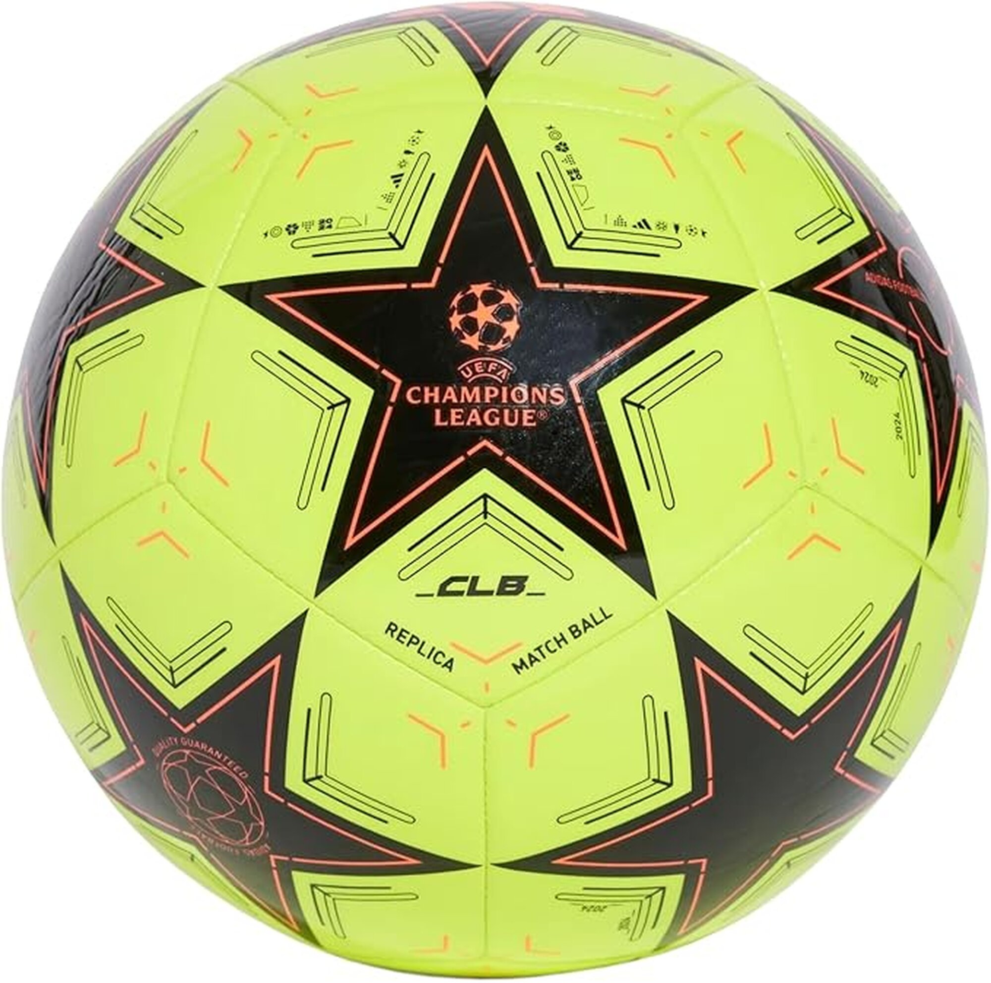 Футбольный мяч Decathlon Adidas IX4065, для Лиги чемпионов, унисекс, жёлтый, размер 4