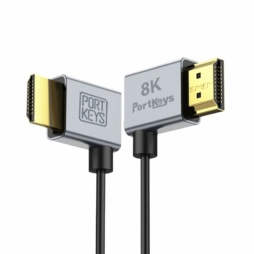 Комплект кабелей Portkeys 2.5mm Ultra-Thin HDMI 8K 0.3м/1м