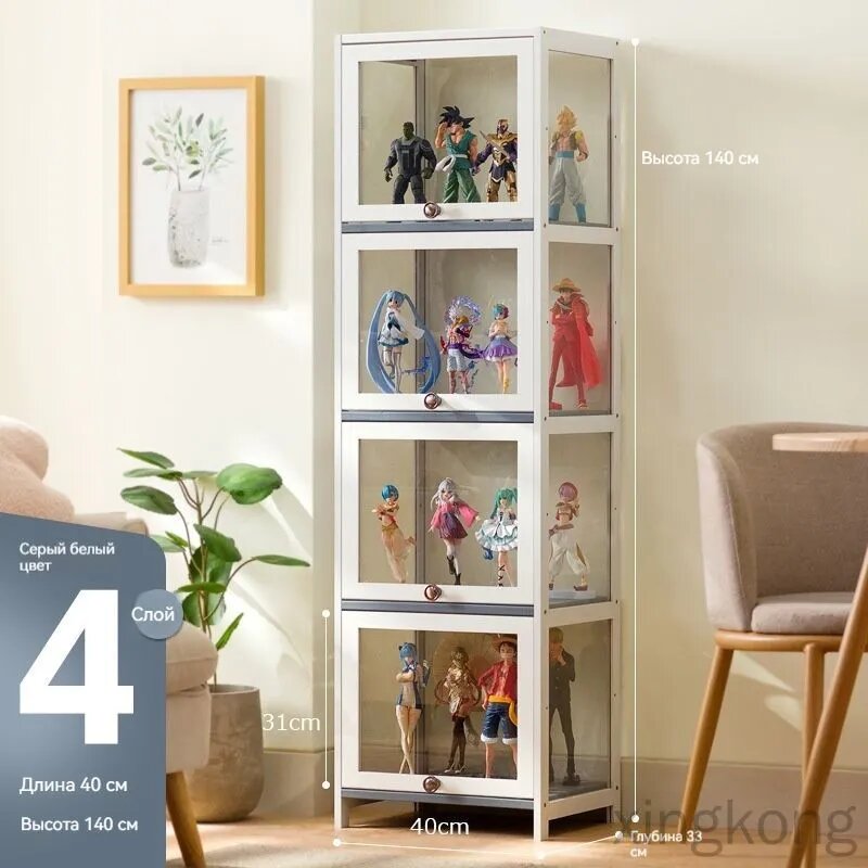 Шкаф-витрина, 40х32х140 см