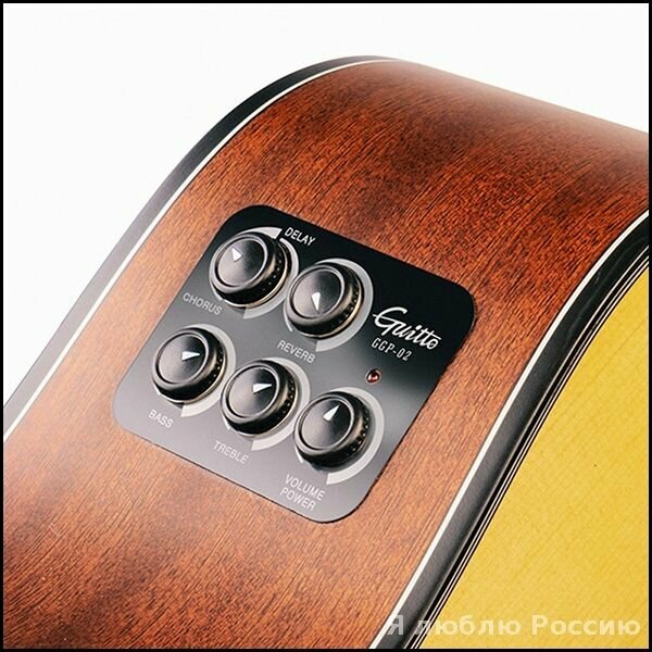 Бестселлер Guitto GGP02: резонансный трансакустический звукосниматель для акустических гитар