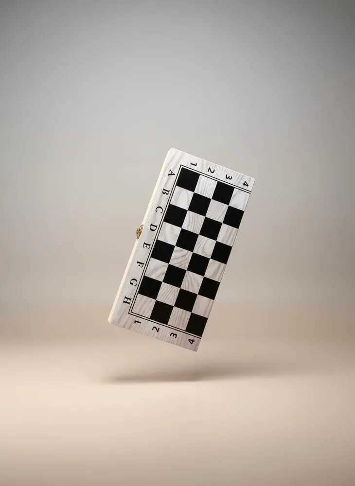 Шахматные шашки 2 в 1 деревянные шахматные доски 24X24CM