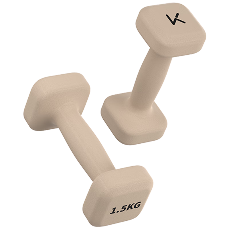 Пластиковое покрытие квадратные гири 1.5кг*2 для женщин домашняя тренировка мышц рук Цвет：Гравийный песок 1.5кг*2