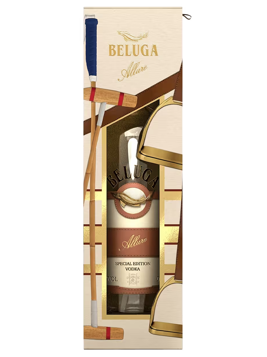 Водка "Beluga Allure", классическая, 0,7 л в подарочной упаковке
