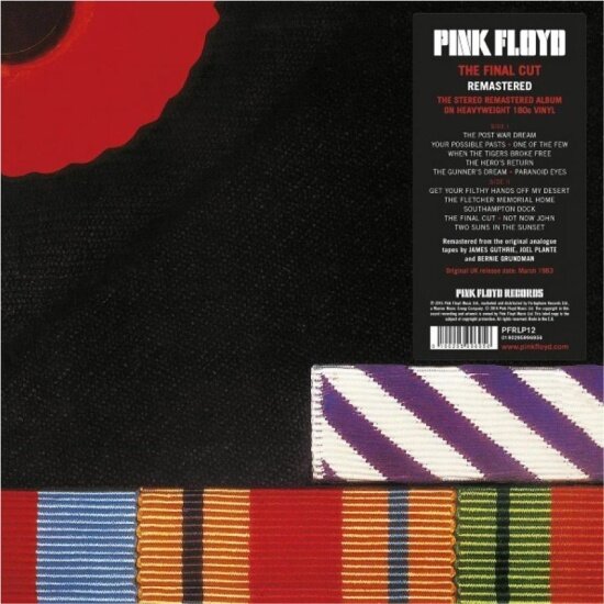 Виниловая пластинка Sony Music Pink Floyd - The Final Cut