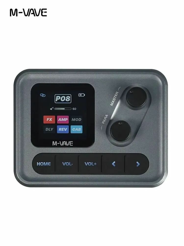M-VAVE Pocket AMP Портативный мультиэффект-процессор для электрогитары/бас-гитары