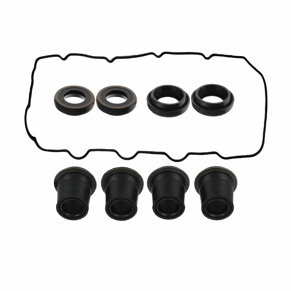 Комплект прокладок крышки коромысла форсунки Toyota Hilux Prado 9 шт — уплотнения 23681-30010/23682-30020 диз.