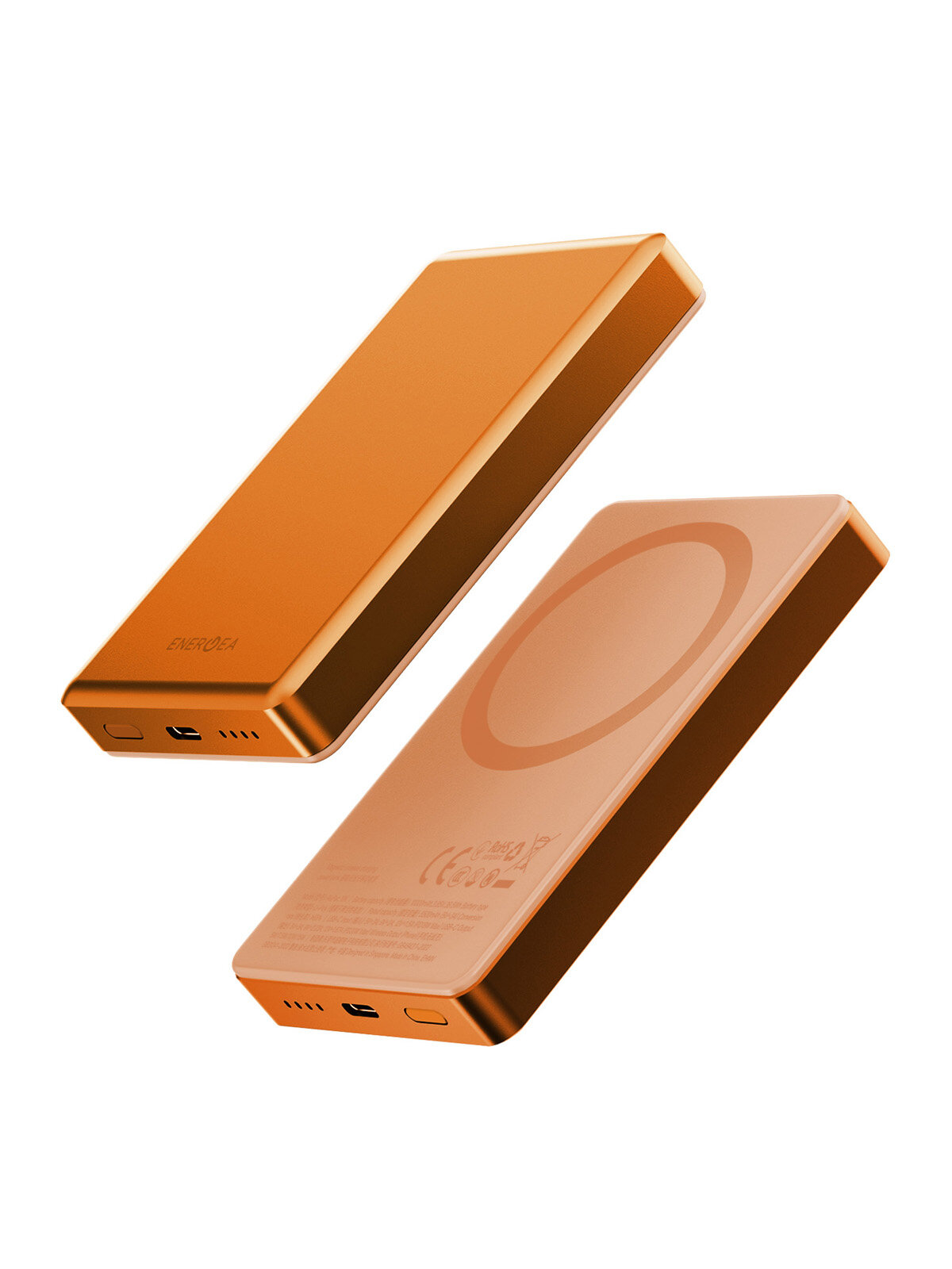 Внешний аккумулятор Energea AluPac 10K с сертификацией CCC, 10000W с магнитами MagSafe 15W, Power Delivery 20W