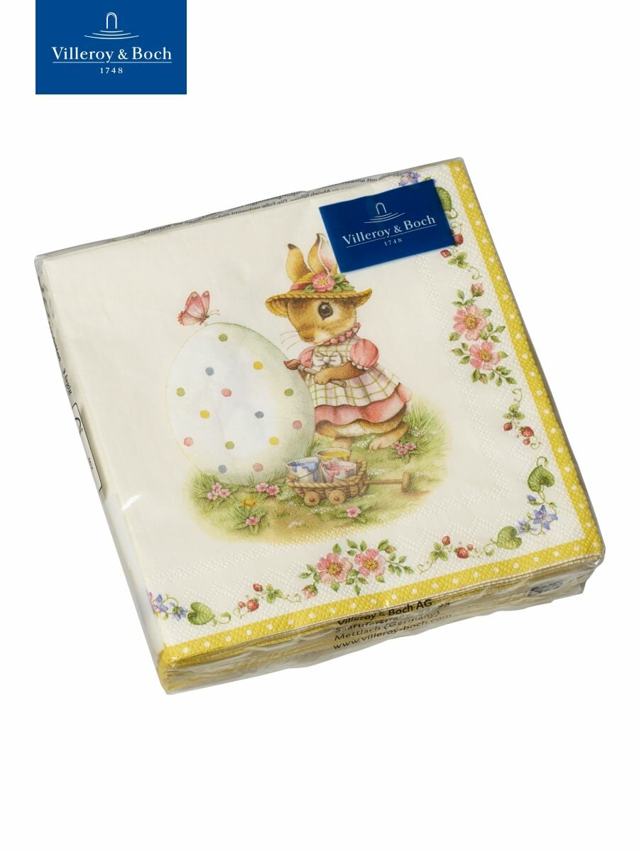 Бумажные салфетки 20 шт, 33х33 см, Anna, Easter Accessoires, Villeroy & Boch, Бумага
