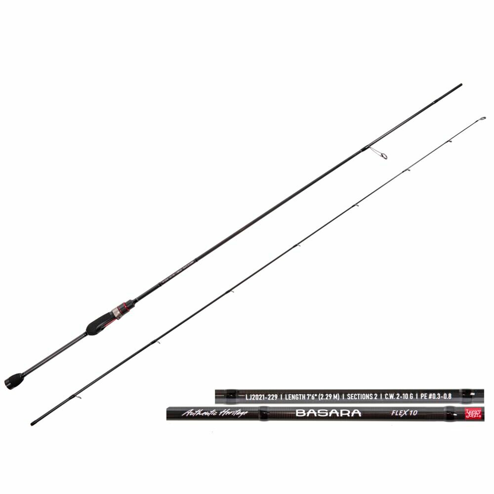 Удилище спиннинговое Lucky John Basara FLEX 10 2-10 (2.29)