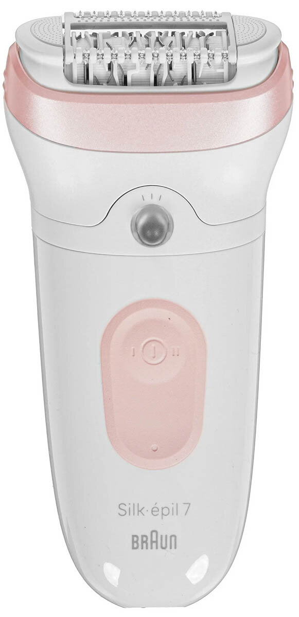 Эпилятор Braun S7 SE 7-000 розовый, белый