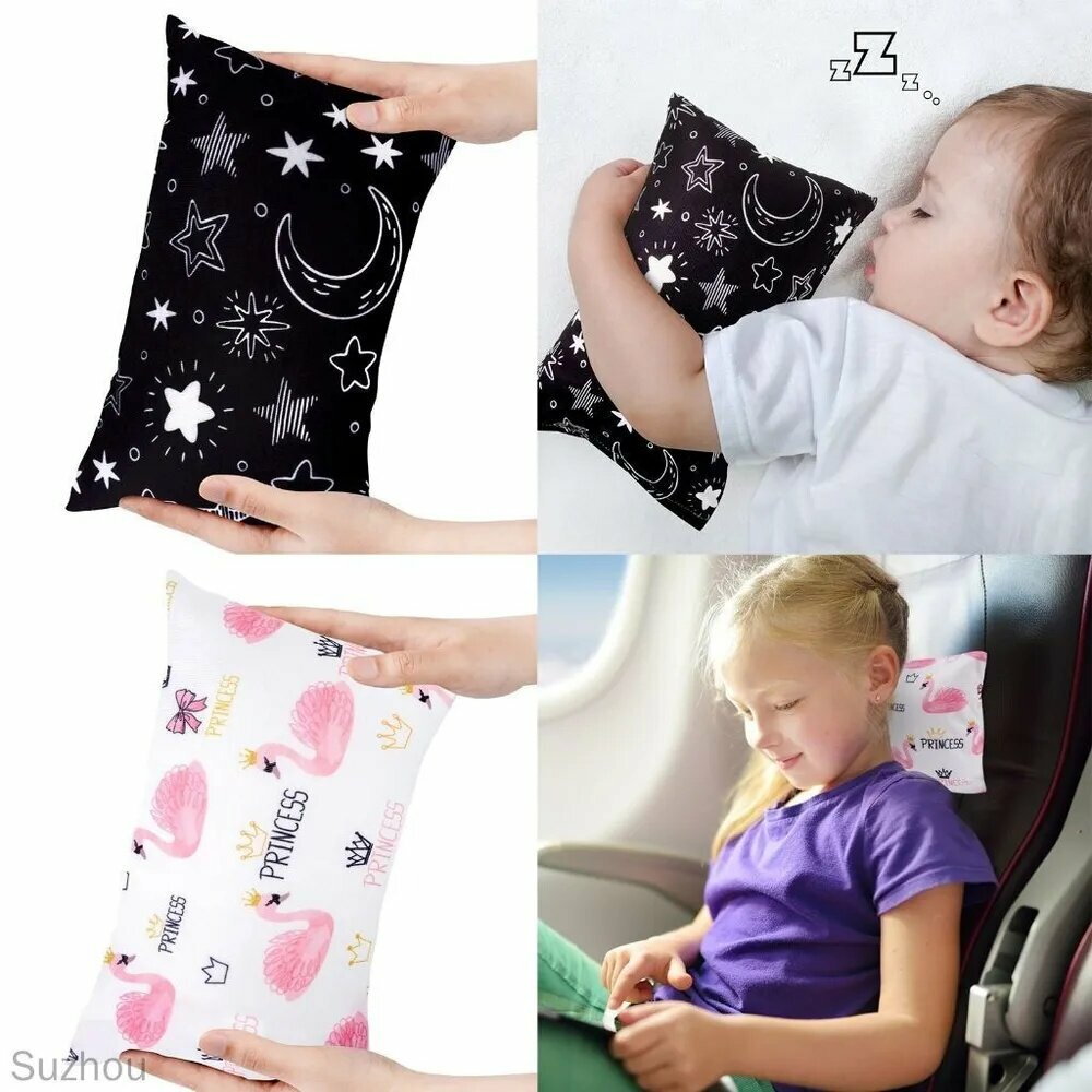 Подушка для детей 20x25 см, Средняя жесткость, Кукурузное волокно