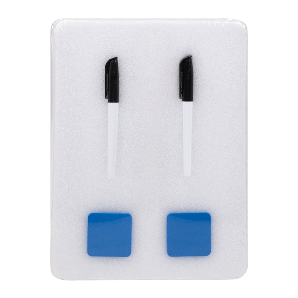 2шт Портативная Бескаркасная Стираемая Доска Для Рисования Двусторонняя Белая Доска и Классная Доска для Детей Дома, Школы на Открытом Воздухе