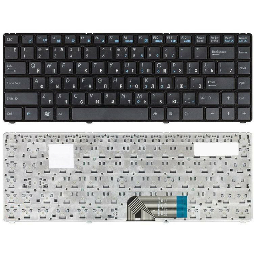 Клавиатура для ноутбука Asus L4, L4R, L4000 (0KN3-021US03) черная