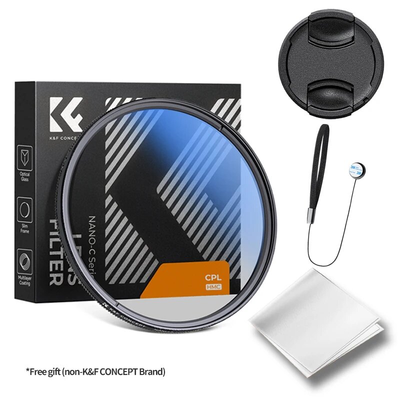 K&F CONCEPT Круговой поляризационный фильтр для объектива 67mm