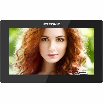 Монитор видеодомофона IPTRONIC IPT-AVD7 HYDRUS WiFi черный, 7 дюймов, для квартиры, дома, дачи
