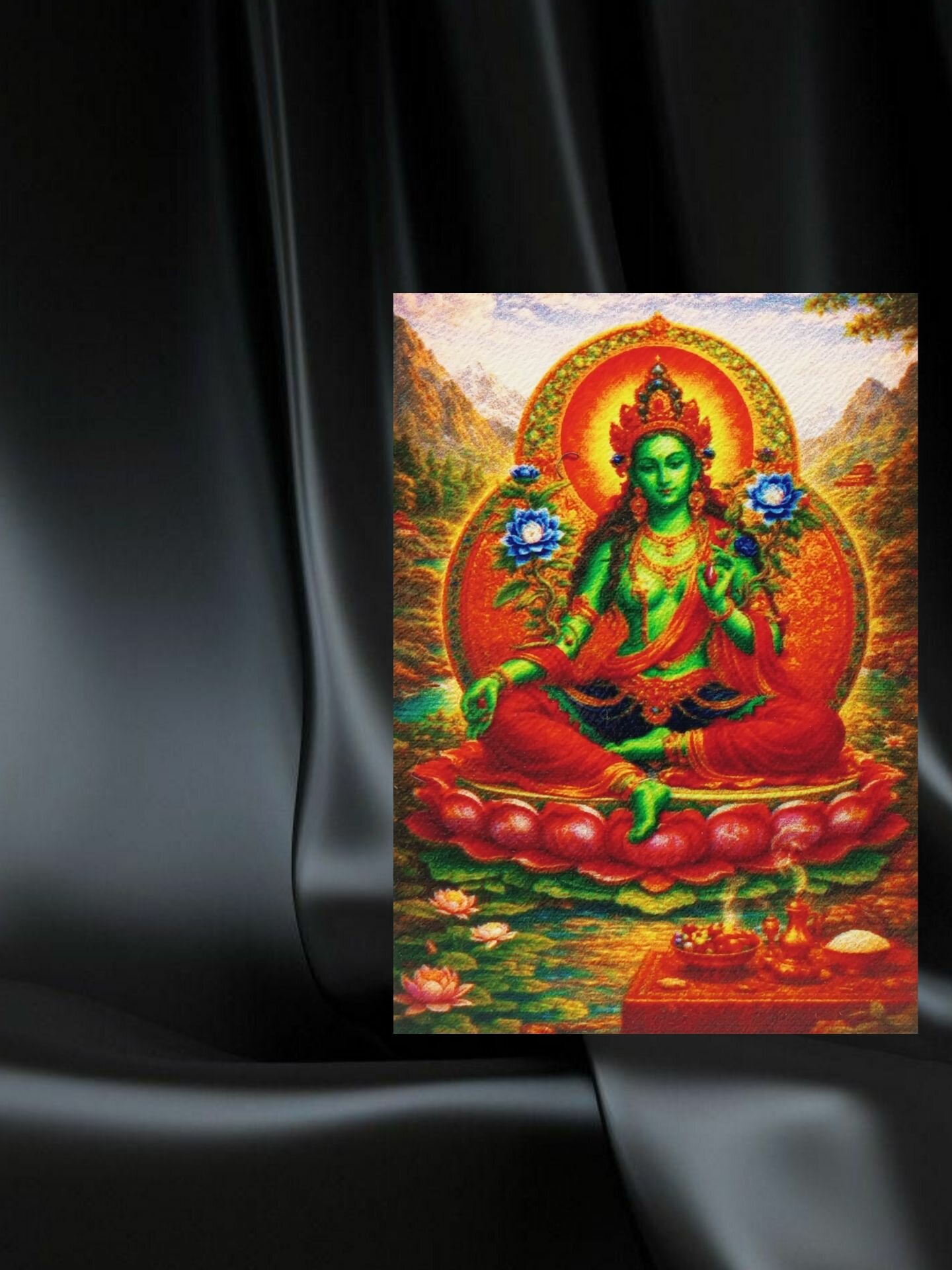 Зеленая Тара, магнит-оберег