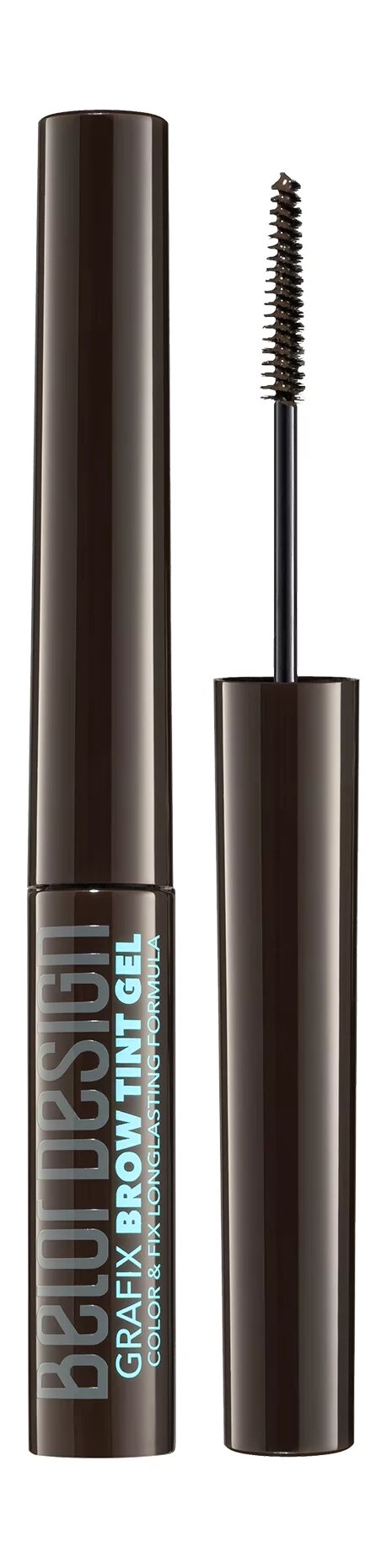 Гель-тинт для бровей BELOR DESIGN Grafix Brow Tint Gel фиксирующий, 4 г, 4, брюнет
