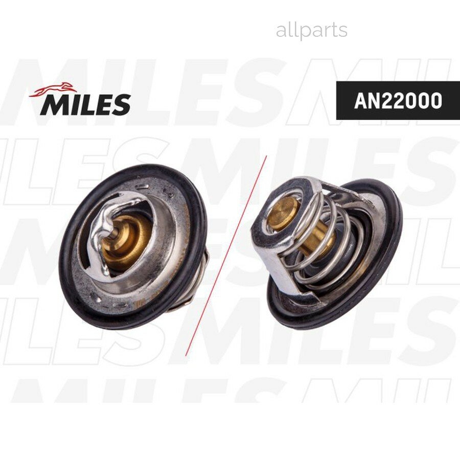 MILES AN22000 Термостат RENAULT LOGAN 1.4-1.6 04- / MEGANE 1.4-2.0 99-