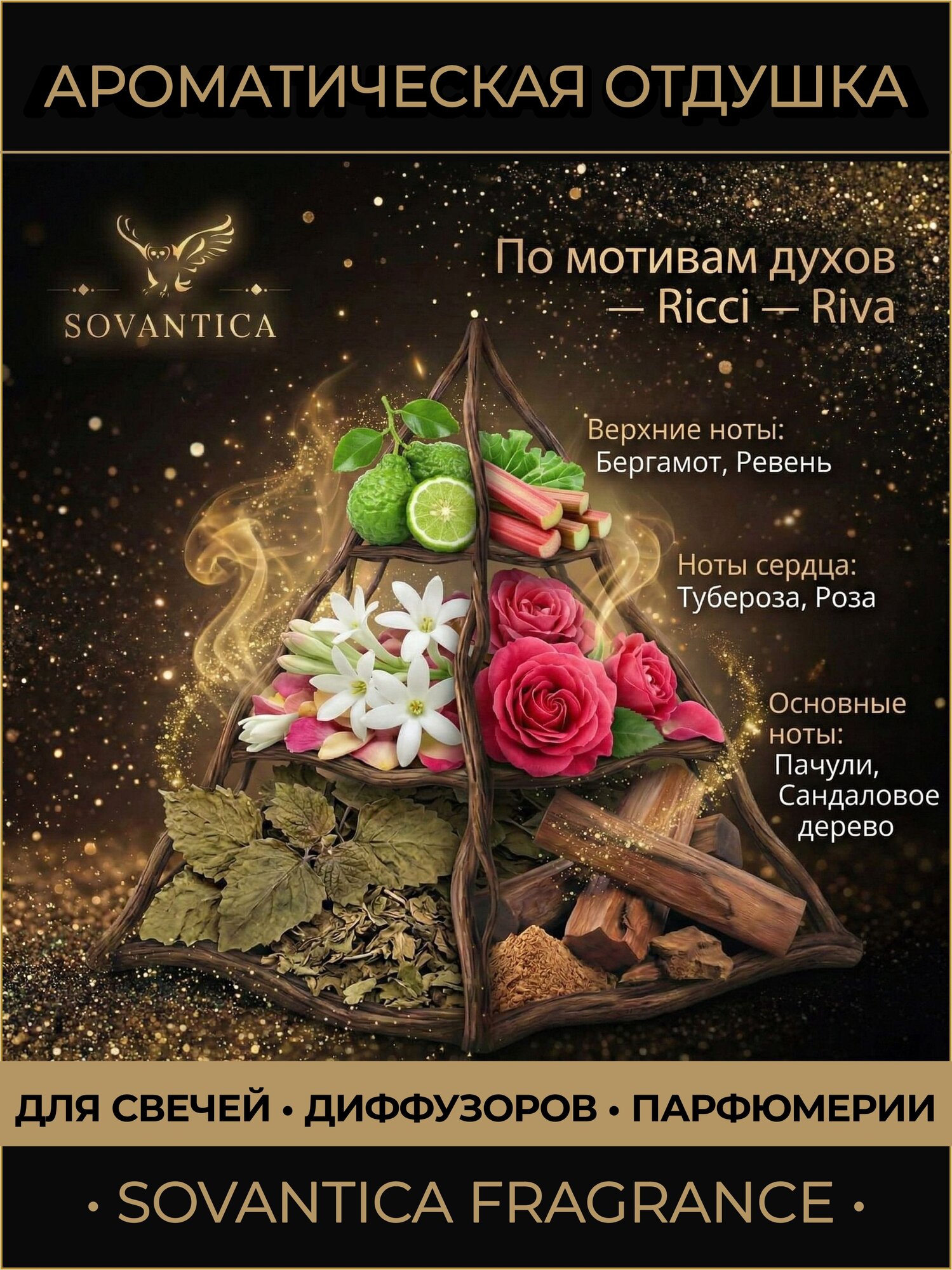 N • Парфюмерная отдушка 10 г Ricci Ricci w Riva, Sovantica