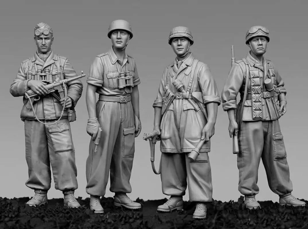 Набор для сборки фигурок LISM Десантники 1/35