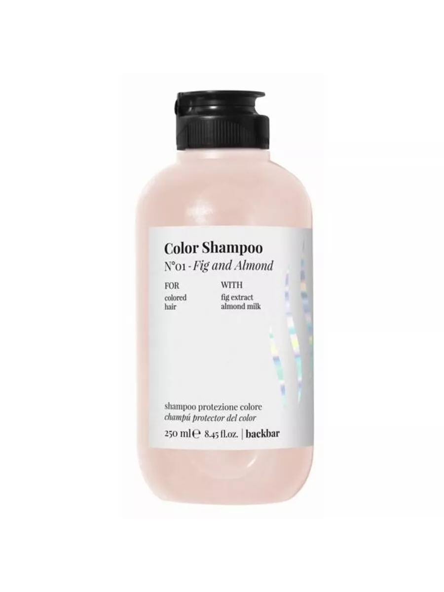 Шампунь Farmavita Back Bar Color Shampoo №01 для защиты цвета Инжир и Миндальное молоко, 250 мл
