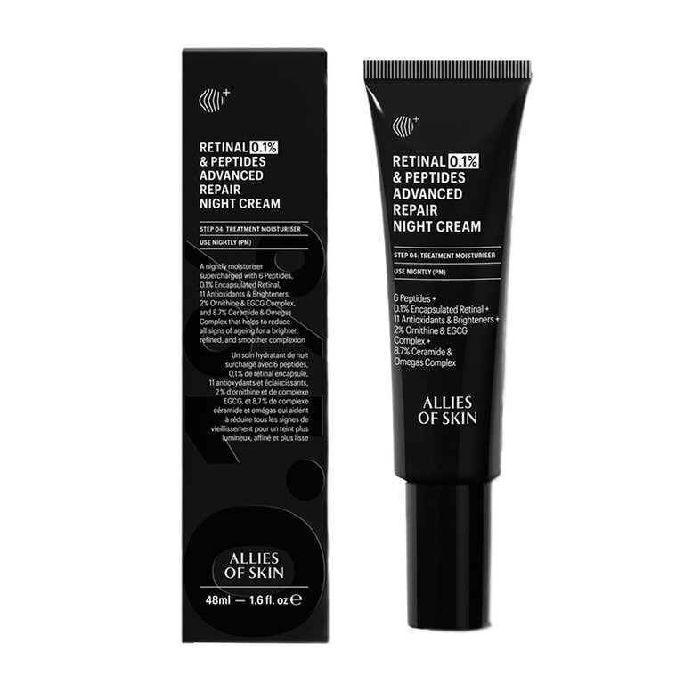 Allies of skin Retinal 0,1% & Peptides Advanced Repair Night Cream Крем США 48 мл