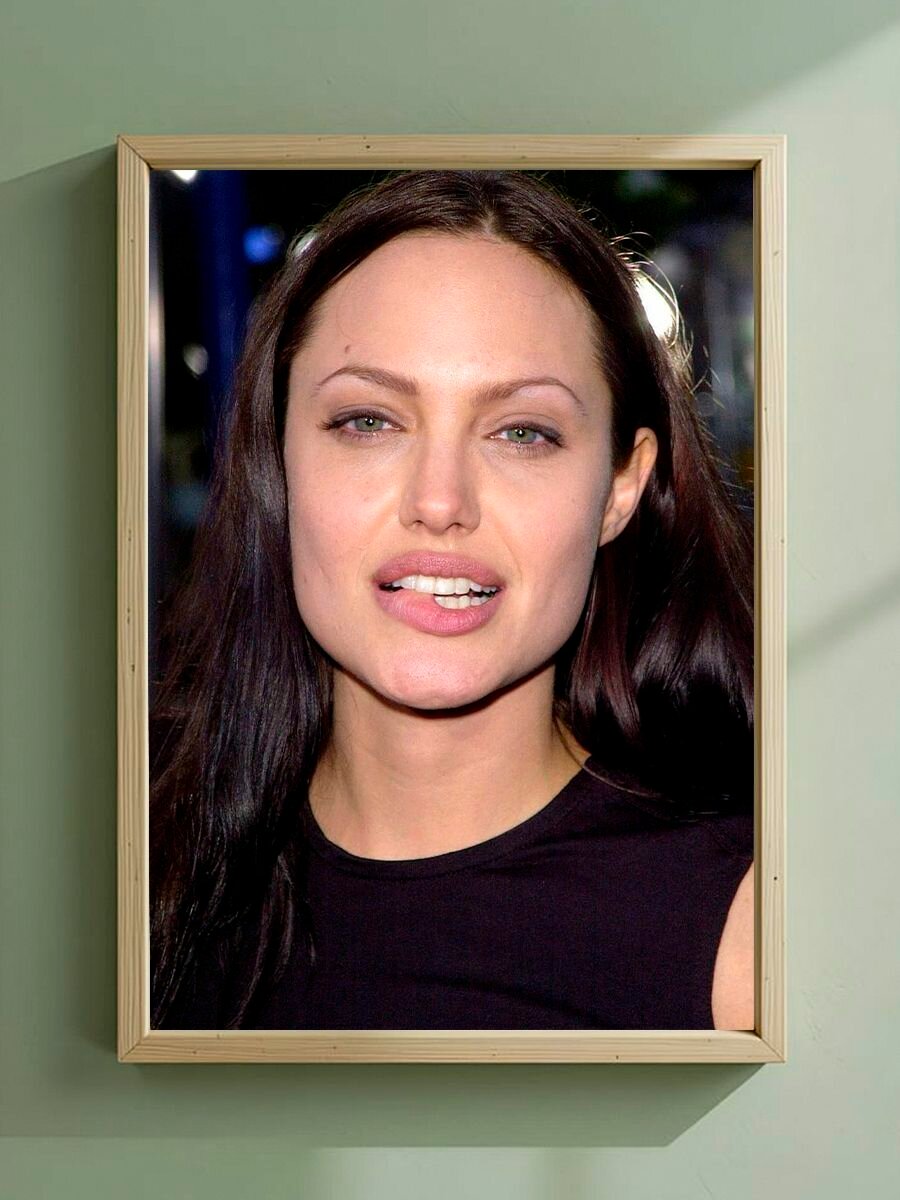 Постер, плакат на стену "Анджелина Джоли Angelina Jolie" 42 см х 29,7 см (А3)