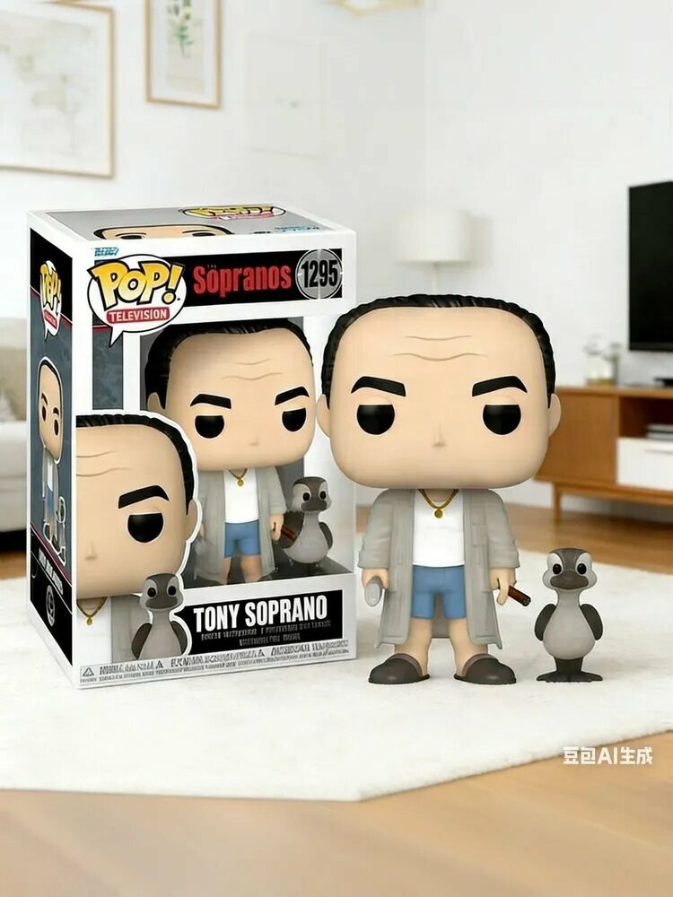 Фигурка Сопрано: Тони Сопрано с уткой / Sopranos Tony Soprano with Duck (10см) #1295