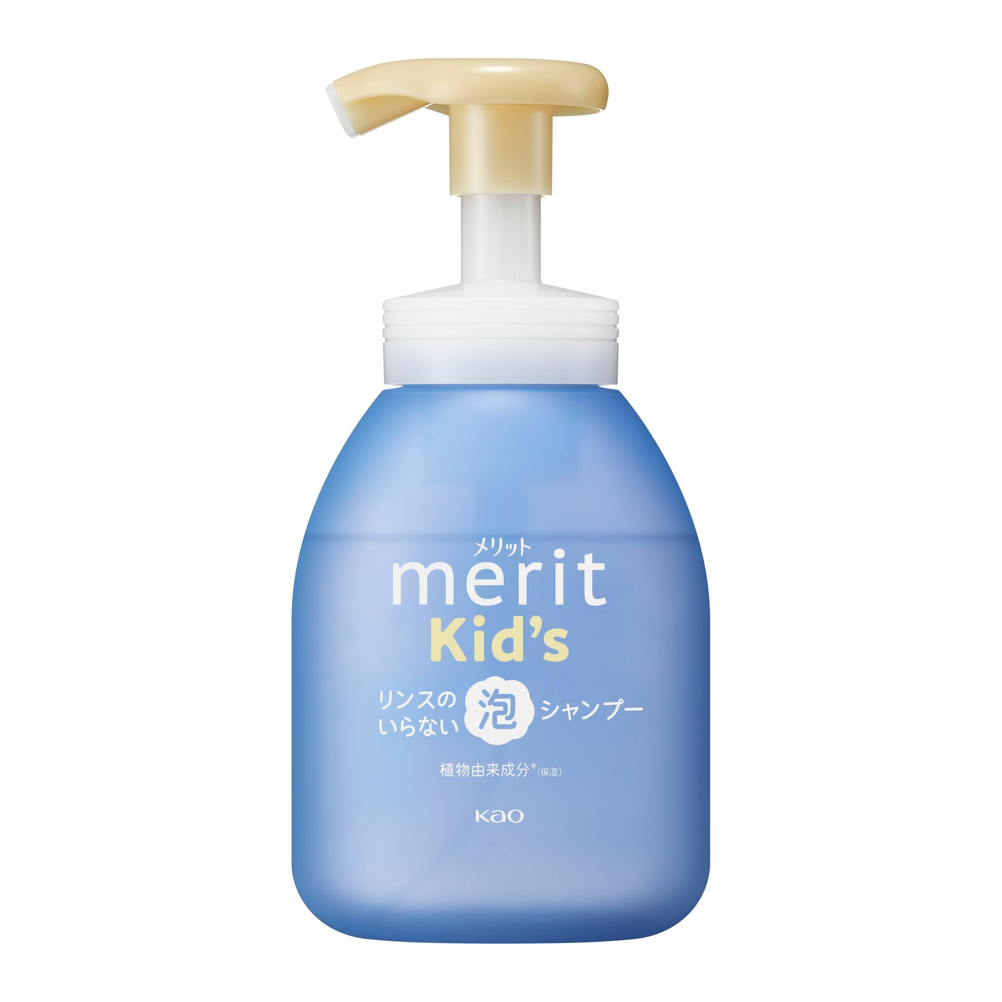 Шампунь-пенка KAO "Merit Kids", для девочек и мальчиков, без красителей/силиконов/парабенов, 330мл