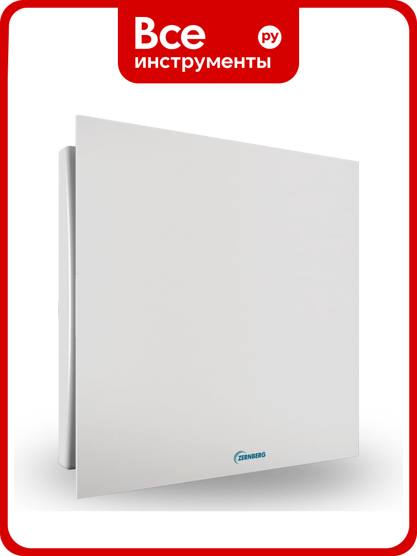 Вентилятор Zernberg Agat 100 V 10240401 осевой настенный из ABS‑пластика с защитой от перегрева и обратным клапаном