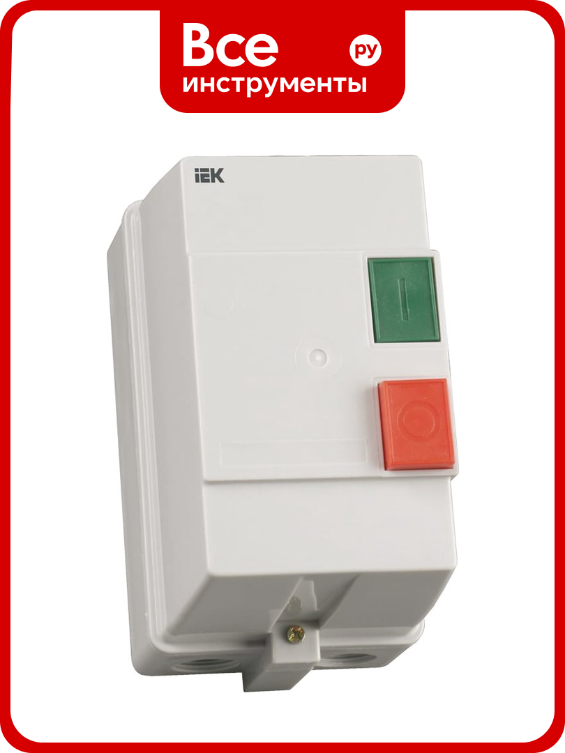 Контактор IEK КМИ-23260, 32А, 380В/АС3, IP54, ИЭК, KKM26-032-380-00