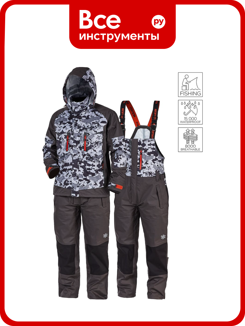 Демисезонный костюм NORFIN PRO DRY 3 CAMO 04 р. XL 514504-XL