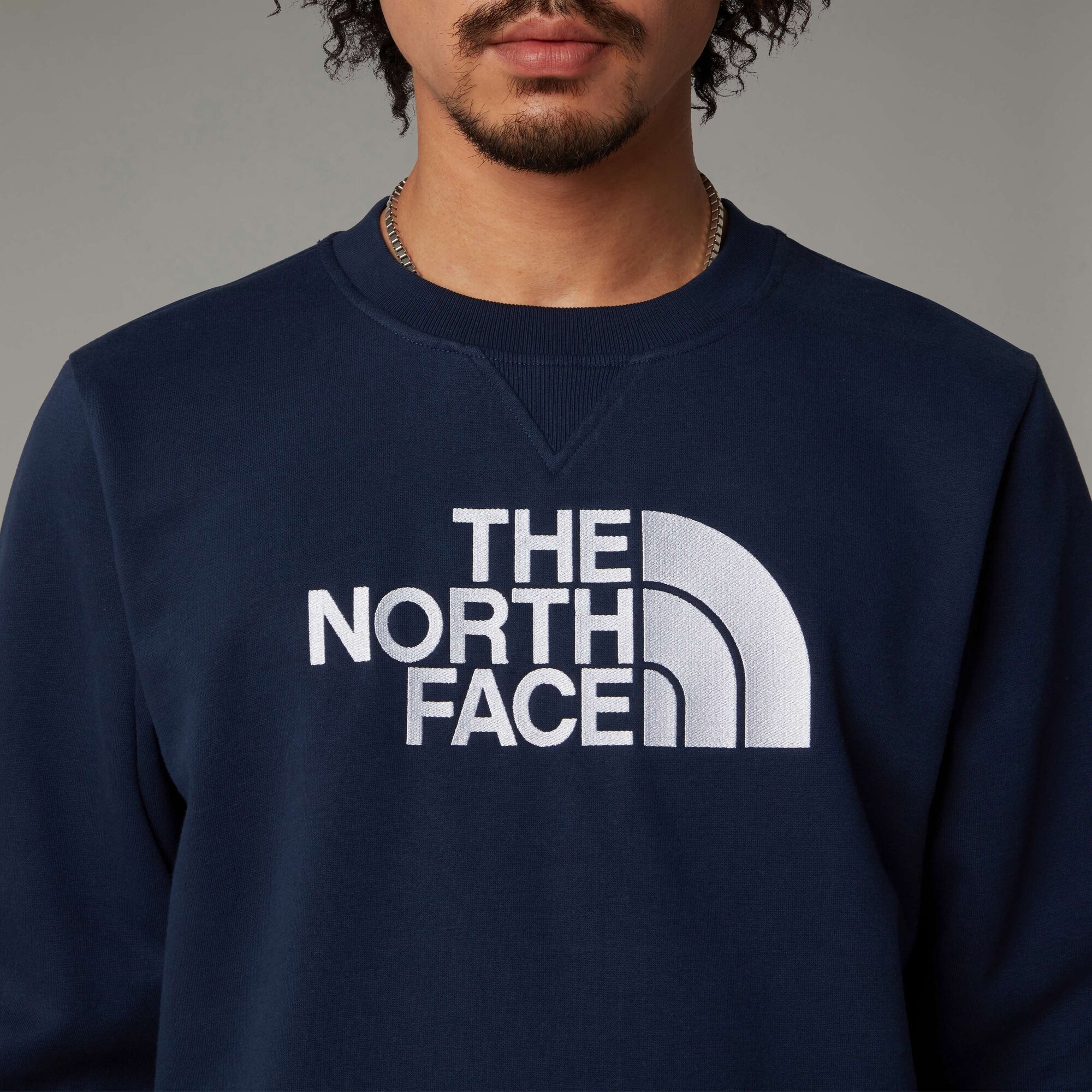 Свитшот The North Face Drew Peak, размер S, , темно-синий — фото 1